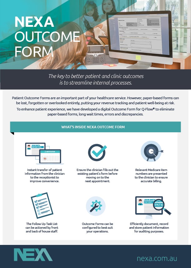 NEXA Outcome Form Brochure